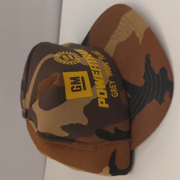 SKM | Accessories | Vintage Gm Power Train Camo Snapback Skm Osfa Made In Usa Cap | Poshmark